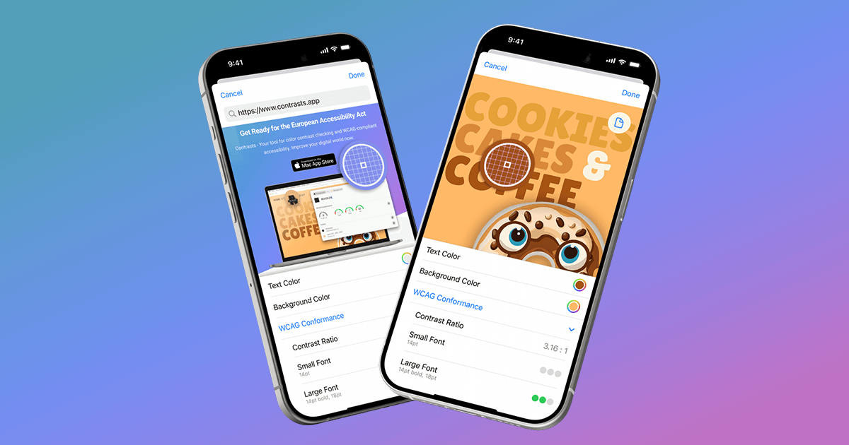 Contrasts - WCAG Color Checker for iOS